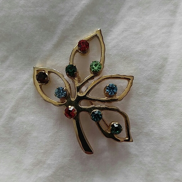 Anson | Jewelry | Vintage Rare Anson Family Tree Leaf Brooch Pin | Poshmark